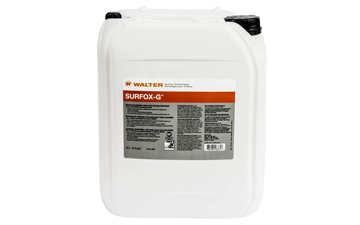 Walter Surface Technologies 54A067 SURFOX-G Ph Neutral Electrolyte ...