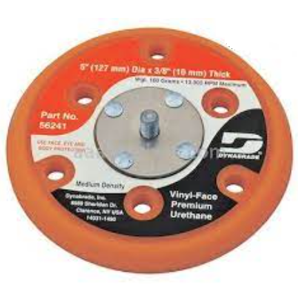 Dynabrade 56240 Vacuum Disc Pad | 5" Pad Size | 3/8" Thickness | Hook ...
