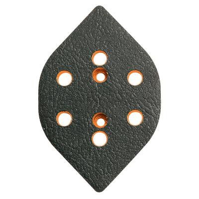 Dynabrade 58045 Vacuum Dynafine Tear Drop Disc Pad | 3-3/4" x 2-3/8 ...