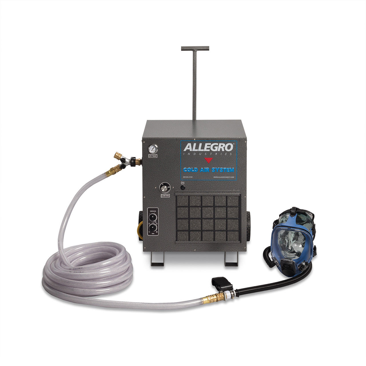 Allegro 9200-01CA 1-Worker Full Mask Breathing Cold Air Respirator ...