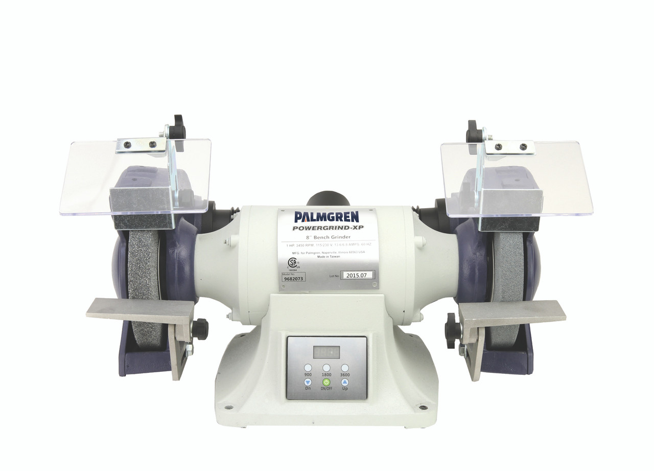 Palmgren 9682097 Variable Speed Bench Grinder | 8" Wheel Diameter | 900 ...