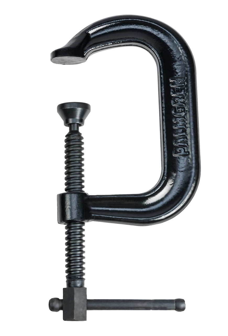 Palmgren 9629512 Drop Forged Deep Throat C-Clamp With Black Oxide ...