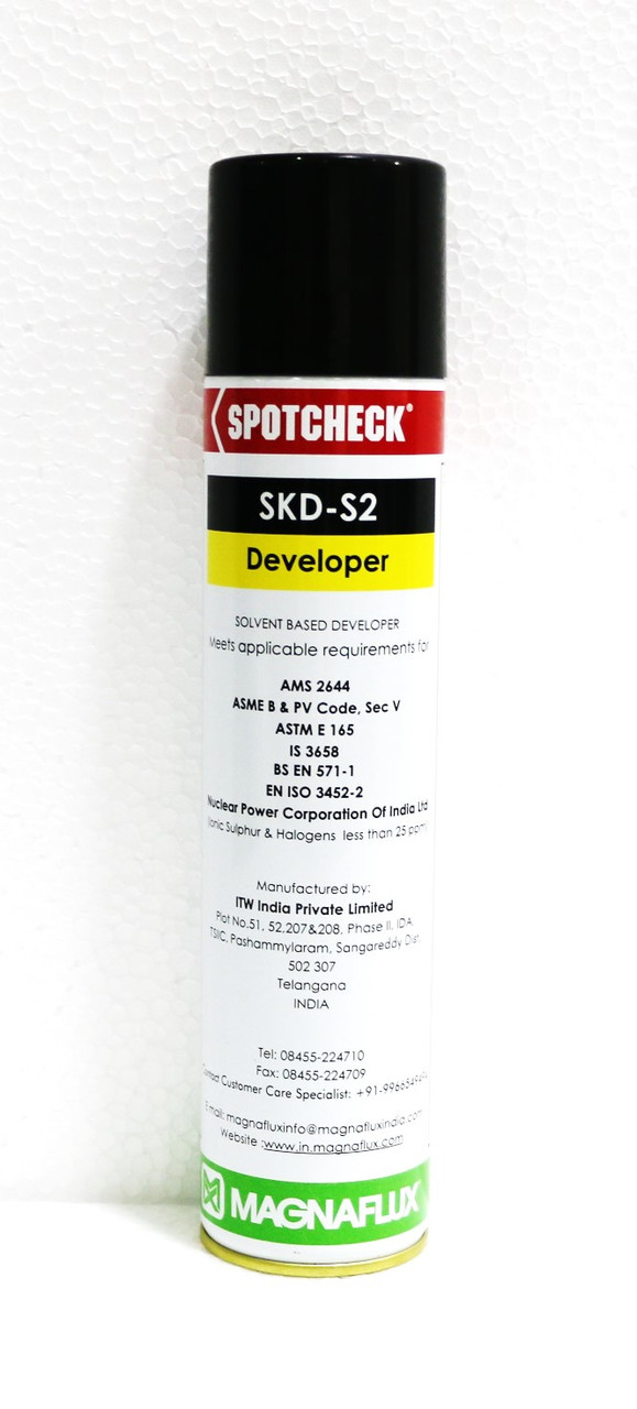Magnaflux SKD-S2 Spotcheck Solvent Developer | 11.6 oz. | Aerosol Can