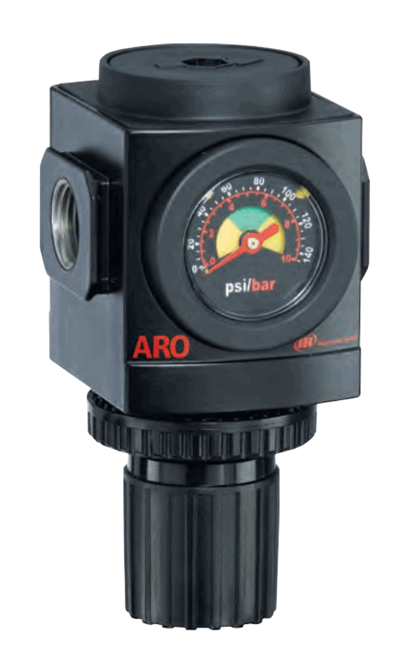ARO R37351-400 3/4" Relieving Regulator | 2000 Series | Standard Knob ...