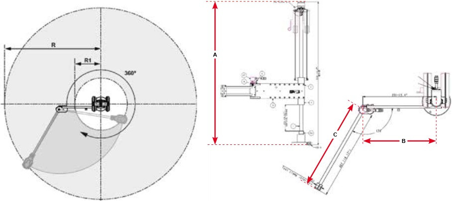 Desoutter 6158122730 Folded Positioning Arm for CVI3 | D53-12 S X/Y ...