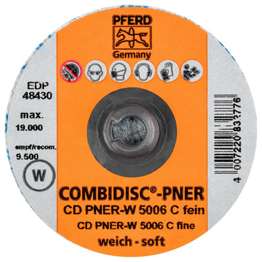 PFERD Quick-Change Disc | COMBIDISC PNER Unitized Disc | 48430 | 2" Diameter (Box of 25)