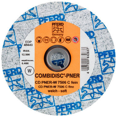 PFERD Quick-Change Disc | COMBIDISC PNER Unitized Disc | 48440 | 3" Diameter (Box of 25)
