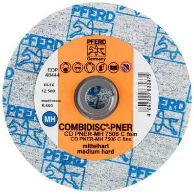 PFERD Quick-Change Disc | COMBIDISC PNER Unitized Disc | 48444 | 3" Diameter (Box of 25)