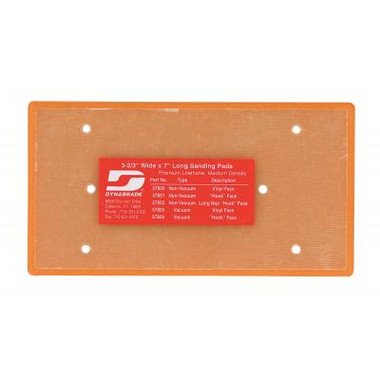 Dynabrade 57850 Non-Vacuum Dynabug Disc Pad | 3-2/3" x 7" Pad Size | 3/ ...