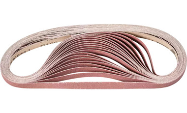 Pferd 49046 1/2" x 24" Coated File Belt | Aluminum Oxide 120 Grit | Box ...