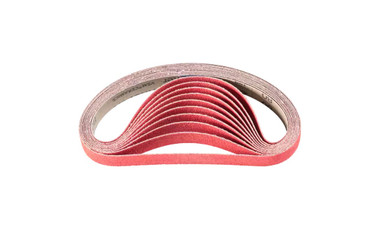 Pferd 49563 3/4" x 18" Coated File Belt | Ceramic Oxide CO-COOL 80 Grit ...