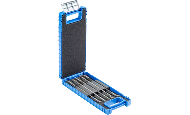 Pferd 04080 6" Diamond Riffler File Set | D 126 Medium Grit | Set of 6