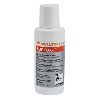 Walter Surface Technologies 54A041 SURFOX-E Stainless Steel Etching ...