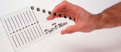 Digit-O-Meter Functional Finger Motion Gauge