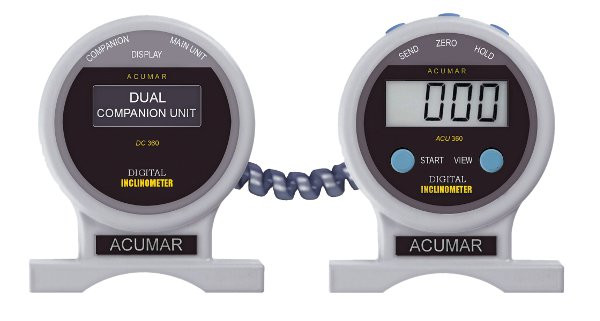 Acumar Digital Dual Inclinometer for Joint ROM Measurement