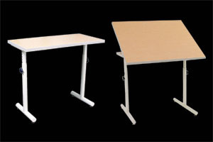 Wheelchair Accessible Work Table with Tilt - prohealthcareproducts.com