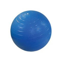 Cando Inflatable Exercise Ball (Super-Thick, Blue, 34 inches)