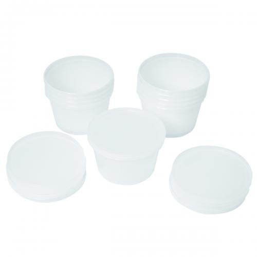Exercise Putty containers and lids ONLY for 1 lb putty (10 each)