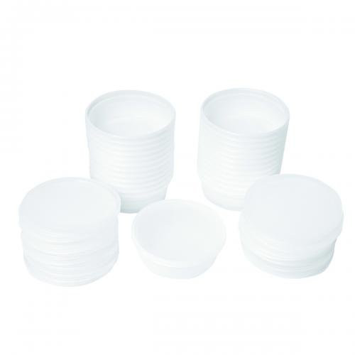 Putty Container with Lids (6 oz capacity, 25 pieces)