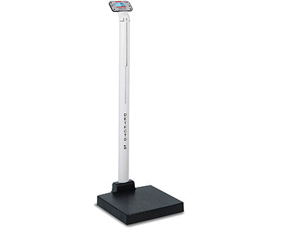 Detecto Digital Clinical Scale with Mechanical Height Rod
