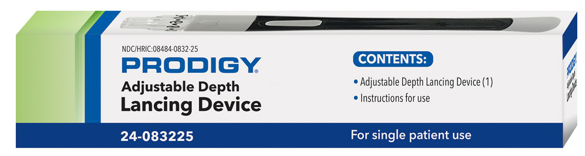 Prodigy Adjustable Penetration Depth Lancing Device