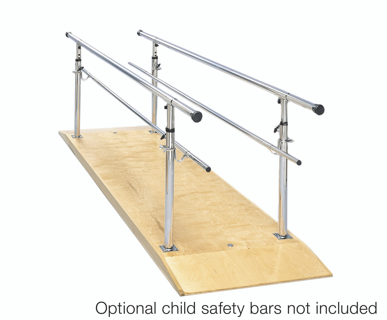 Parallel Bars, height adjustable, wood platform, 10' L x 30" W x 26 ...