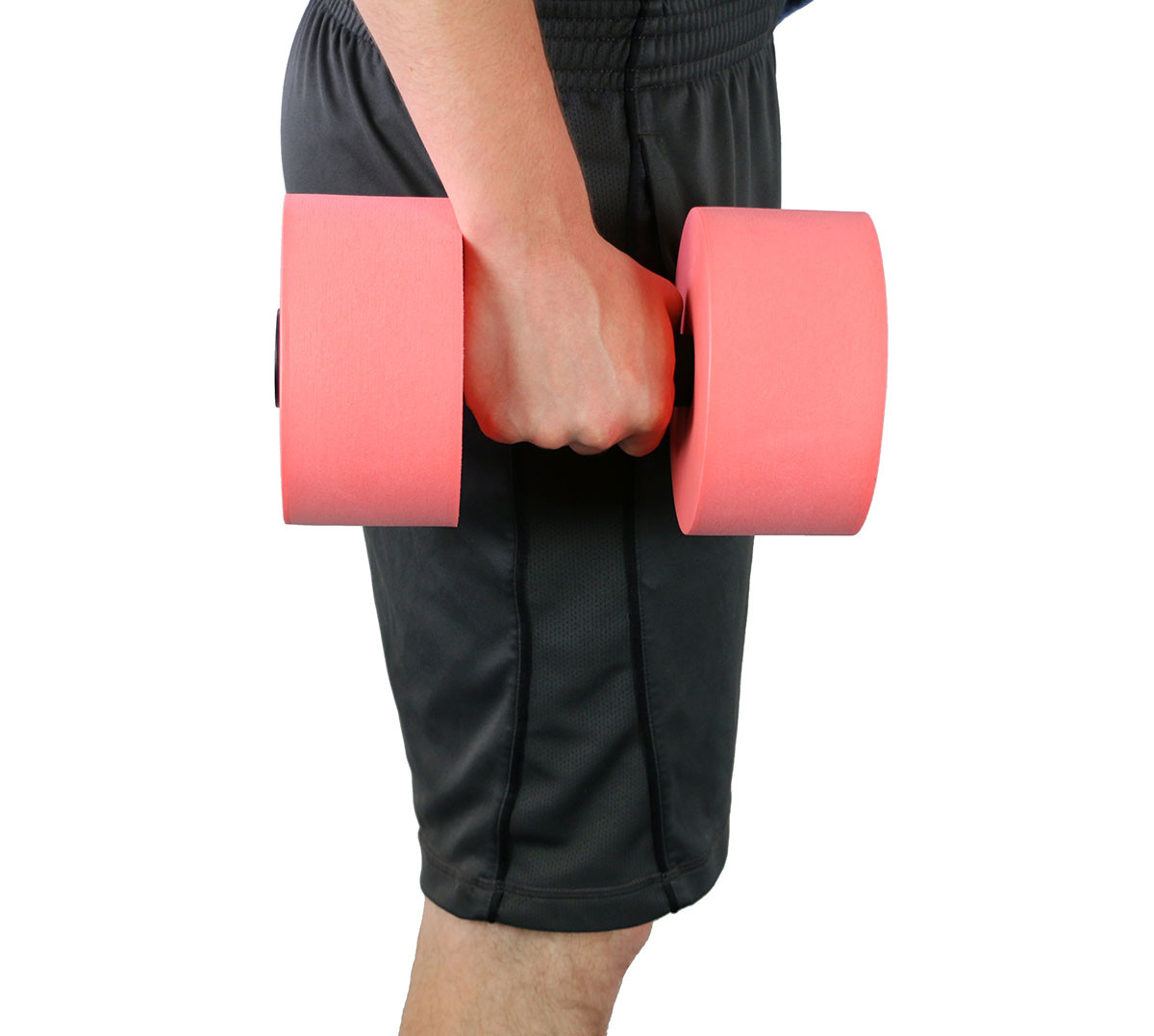 CanDo Aquatic Hand Bars, Red Pair