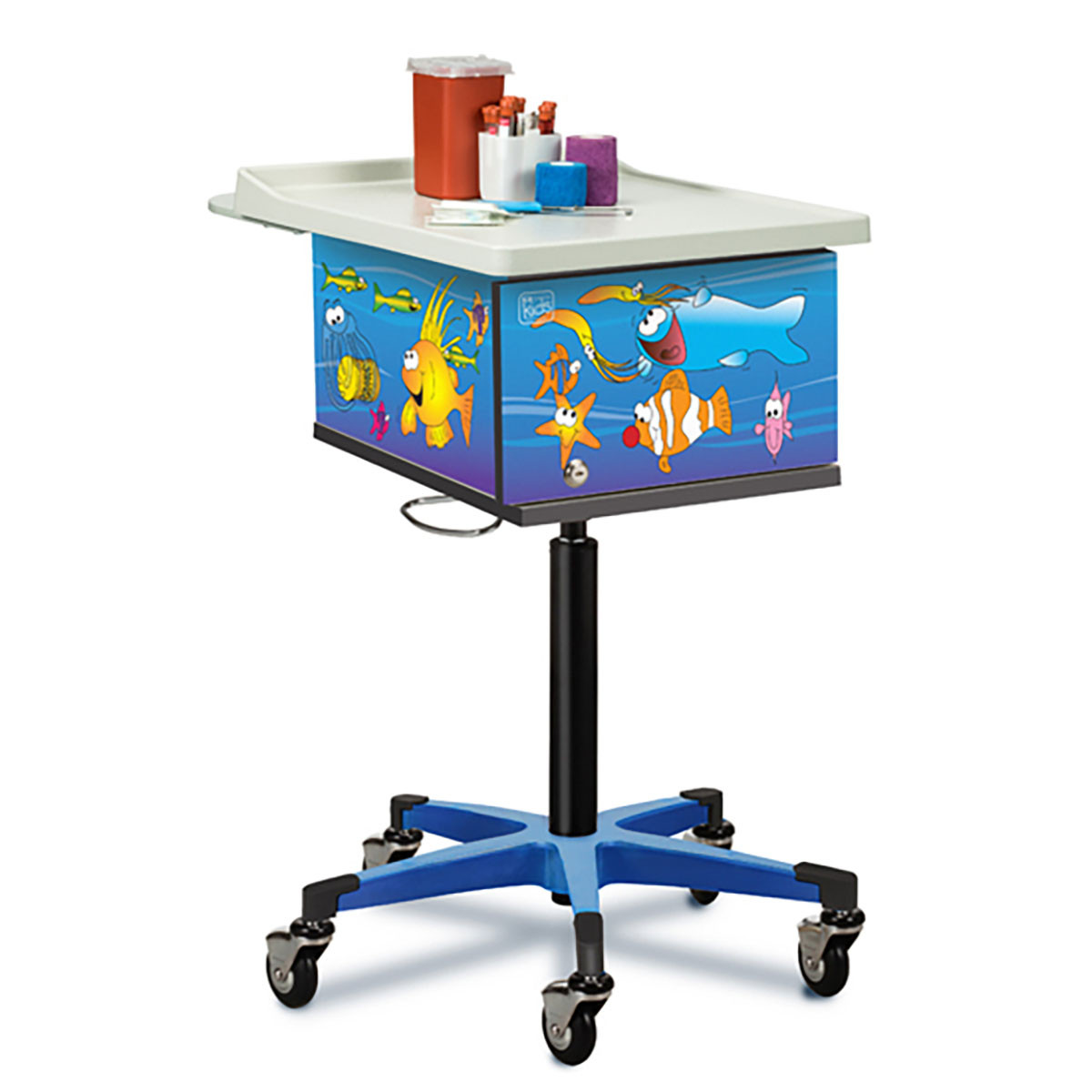 Clinton, Phlebotomy Cart, Pediatric-Ocean Commotion For Sale