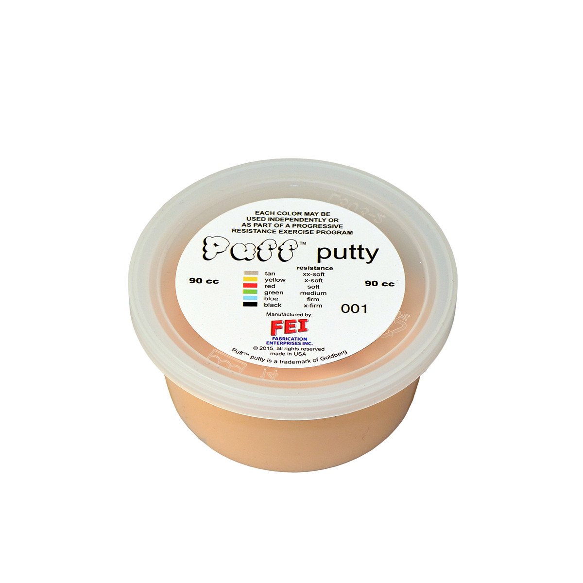 Puff LiTE Exercise Putty - Tan, XX-Soft (90cc) BUY NOW