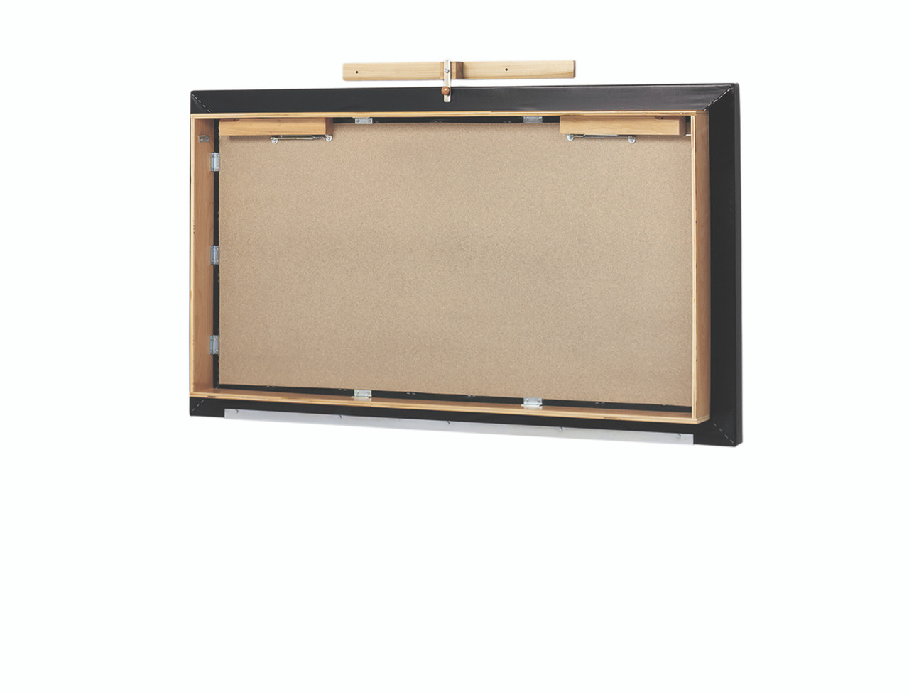 Wood Wall-Mounted Platform Table (folding, upholstered, 7' x 5' x 21")