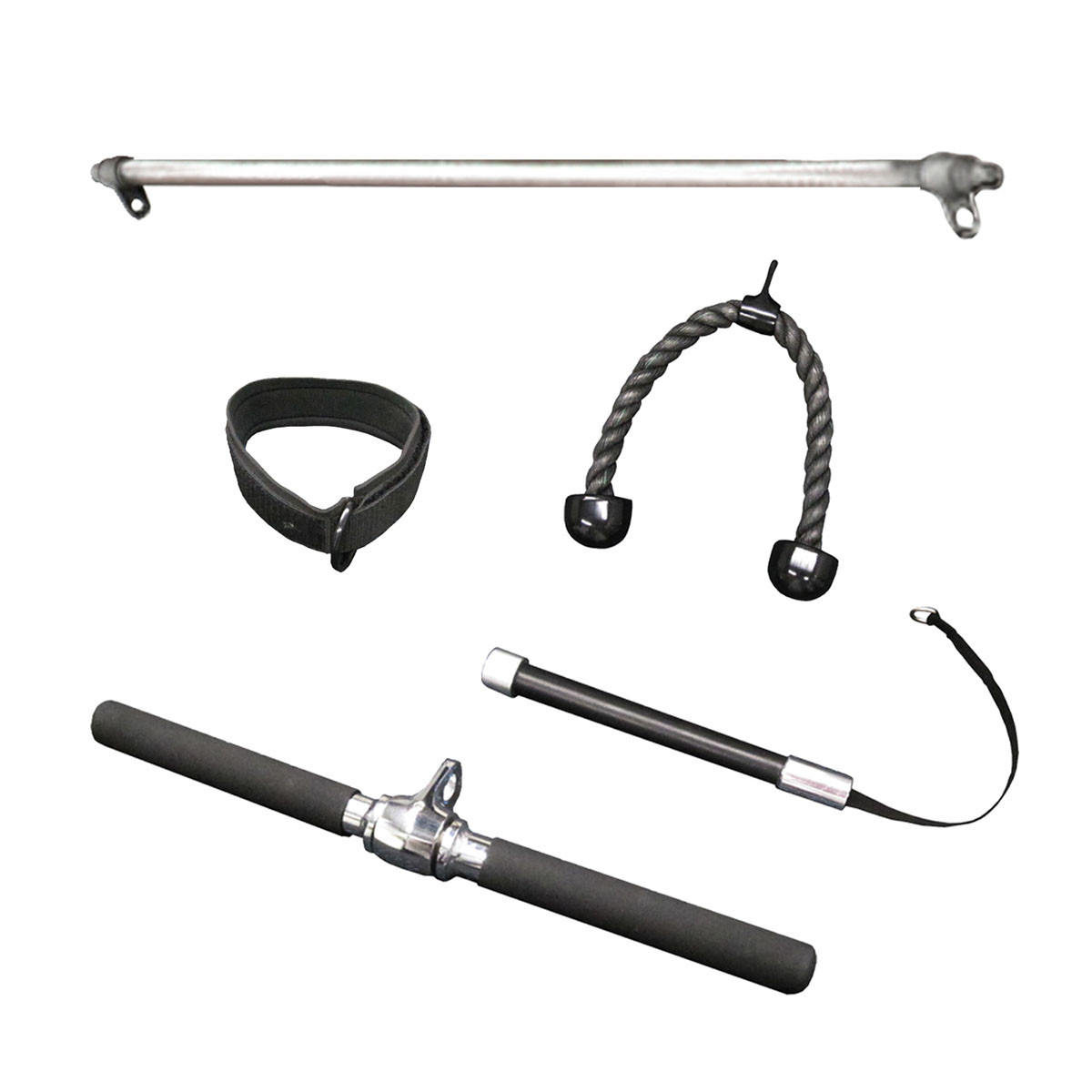 Inflight Fitness - 5-Piece Kit for Functional Trainer (Accessories) For ...