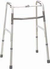 Adult Folding 2-Button Height Adjustable Walker - prohealthcareproducts.com