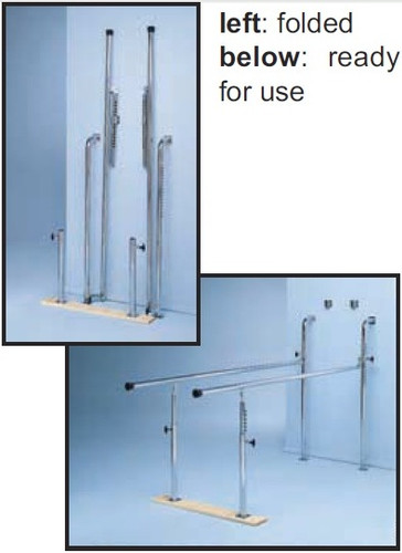 Parallel Bars - Space Saving Folding Wall Mount