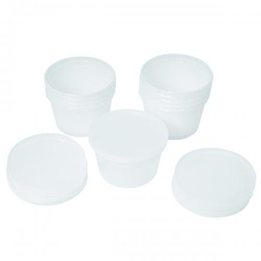 Exercise Putty containers and lids ONLY for 1 lb putty (10 each)