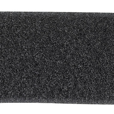 2 loop material, 10 yard, black