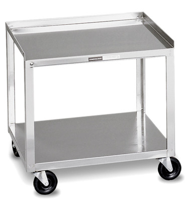 Stainless Steel - 2-shelf Mobile Stand - prohealthcareproducts.com