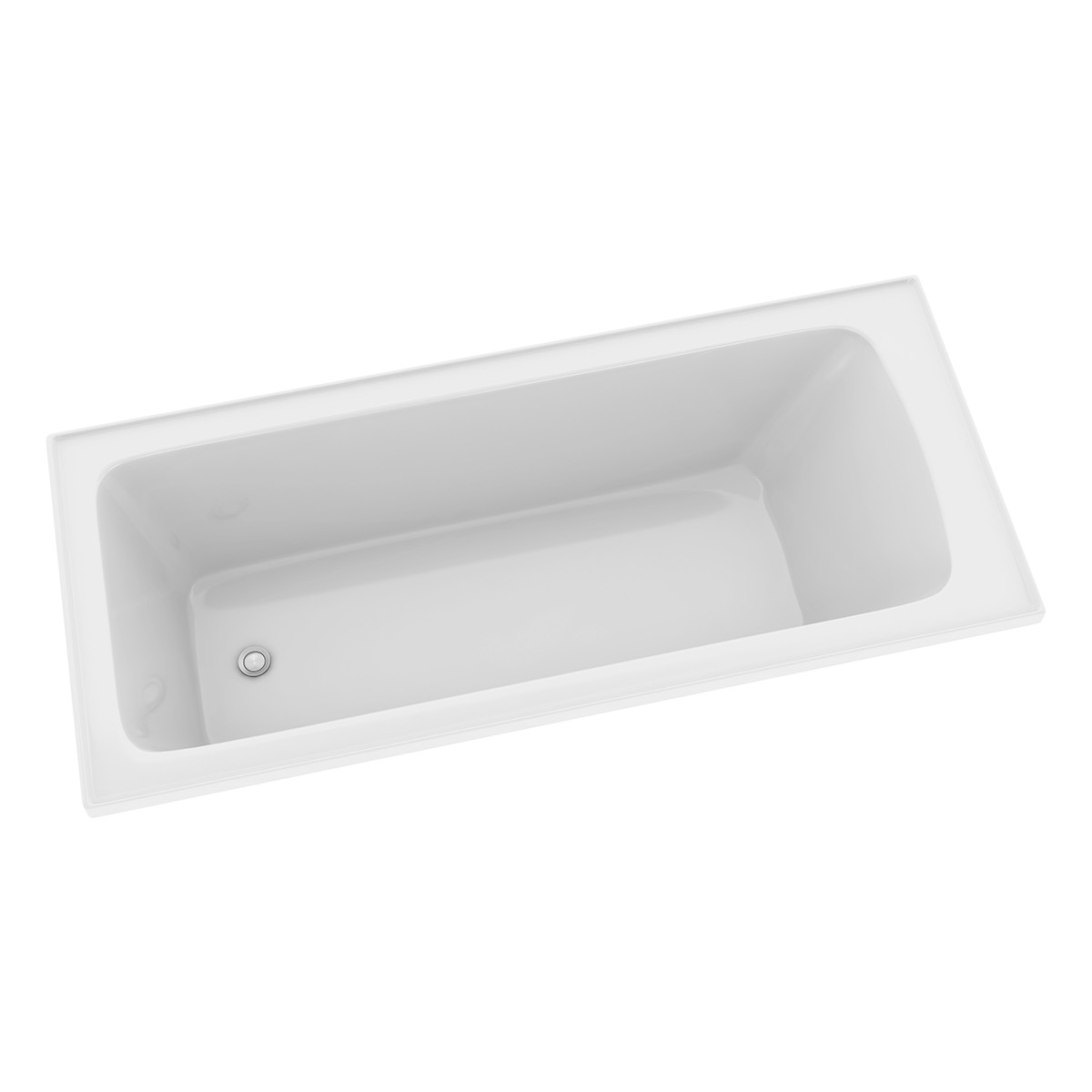 Raymor Projix Inset Bath 1650mm White in White
