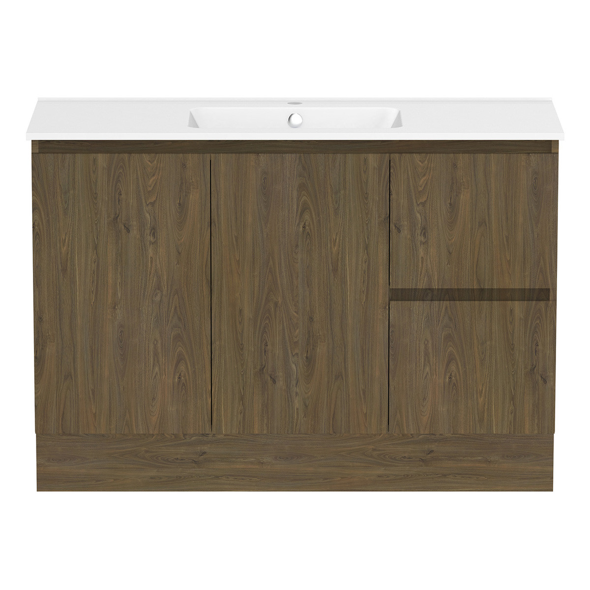 Raymor Ascot Floor or Wall Mount Vanity 1200mm 2 Draw RH 2 Door Natural ...