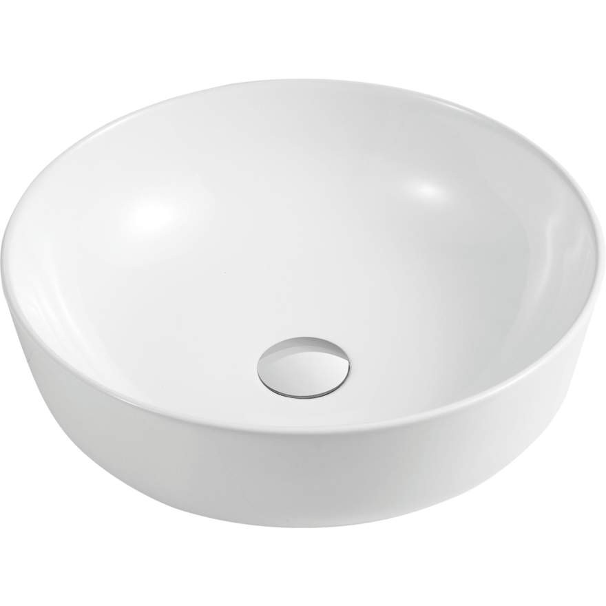 Oliveri Naples Counter Top Circular Basin in White