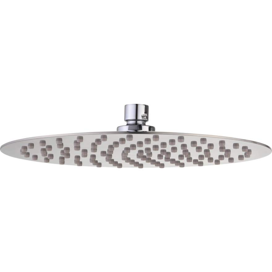 Oliveri Rome Round Chrome Round Ultra Thin Shower Rose 3Star