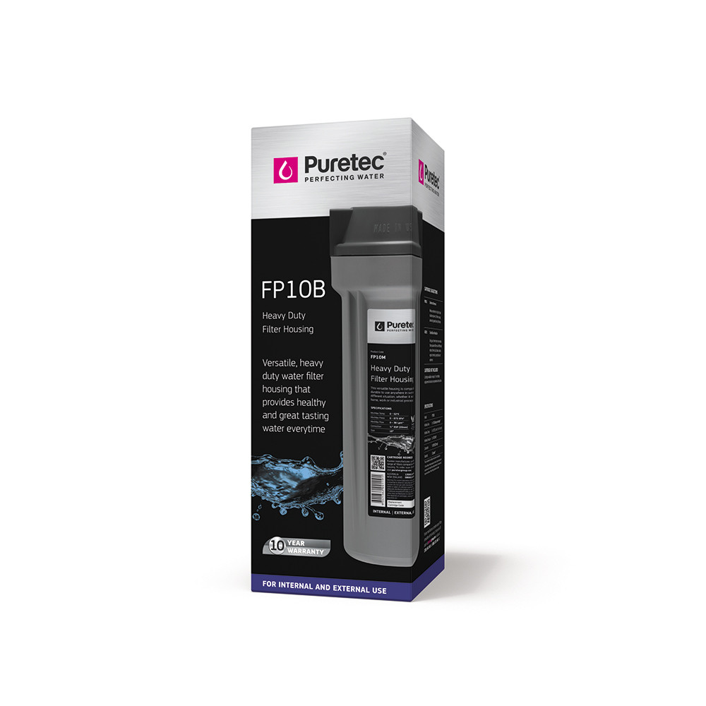 Puretec Heavy Duty Water Filter Housing 10" in Grey