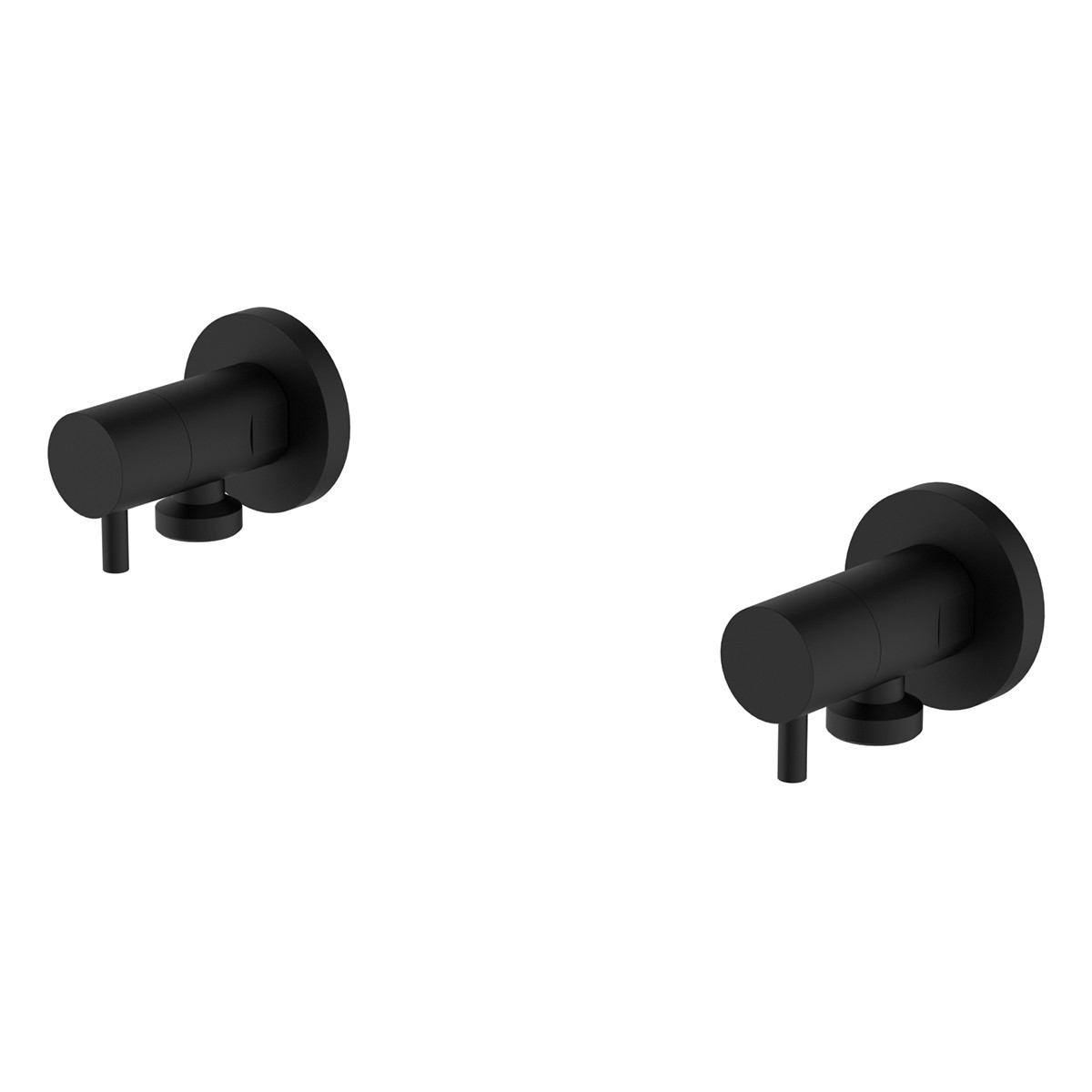 Nero Modern Washing Machine Tap Set Matte Black