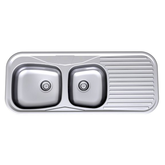 Radiant Sinks SINK RADIANT 1-3/4 L/H BOWL R175.3L 3TH 1200MM