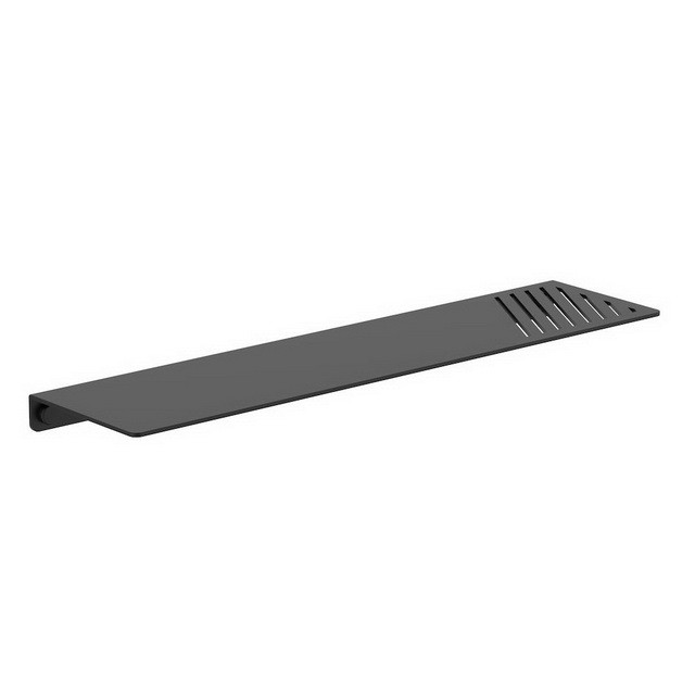 Clark Square Metal Shelf Matte Black in Matte Black