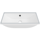 Timberline Ruby Undermount Basin 530mm White Gloss