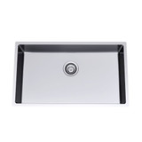 Clark Prism Large Single Bowl Undermount/Overmount Stainless Steel in ...