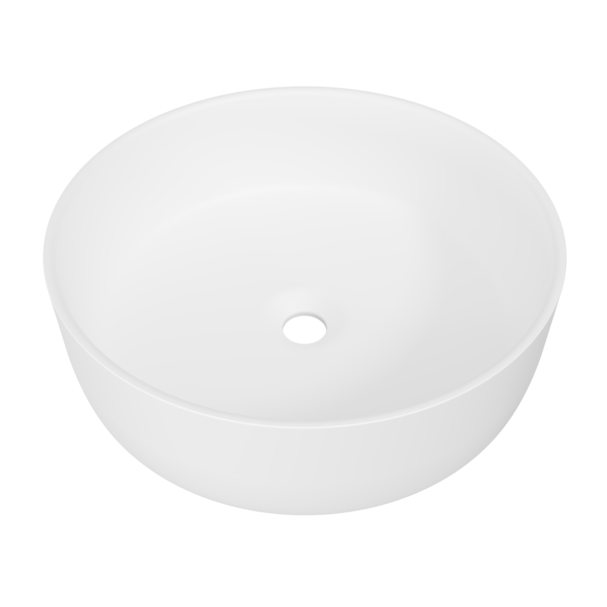 Timberline Allure Basin 360mm White Matt in Matte White