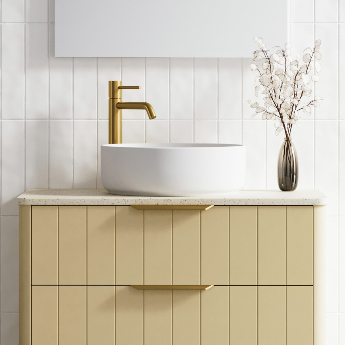 Timberline Allure Basin 360mm White Matt