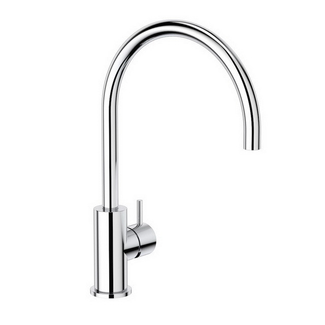 Clark Round Pin Sink Mixer Chrome 4Star Lead Free in Chrome