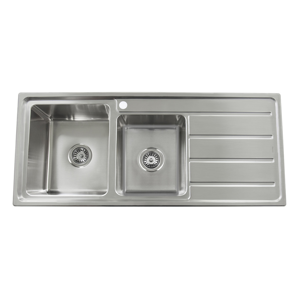 Raymor Projix 1 & 3/4 Left Hand Bowl Kitchen Sink Stainless Steel 1TH